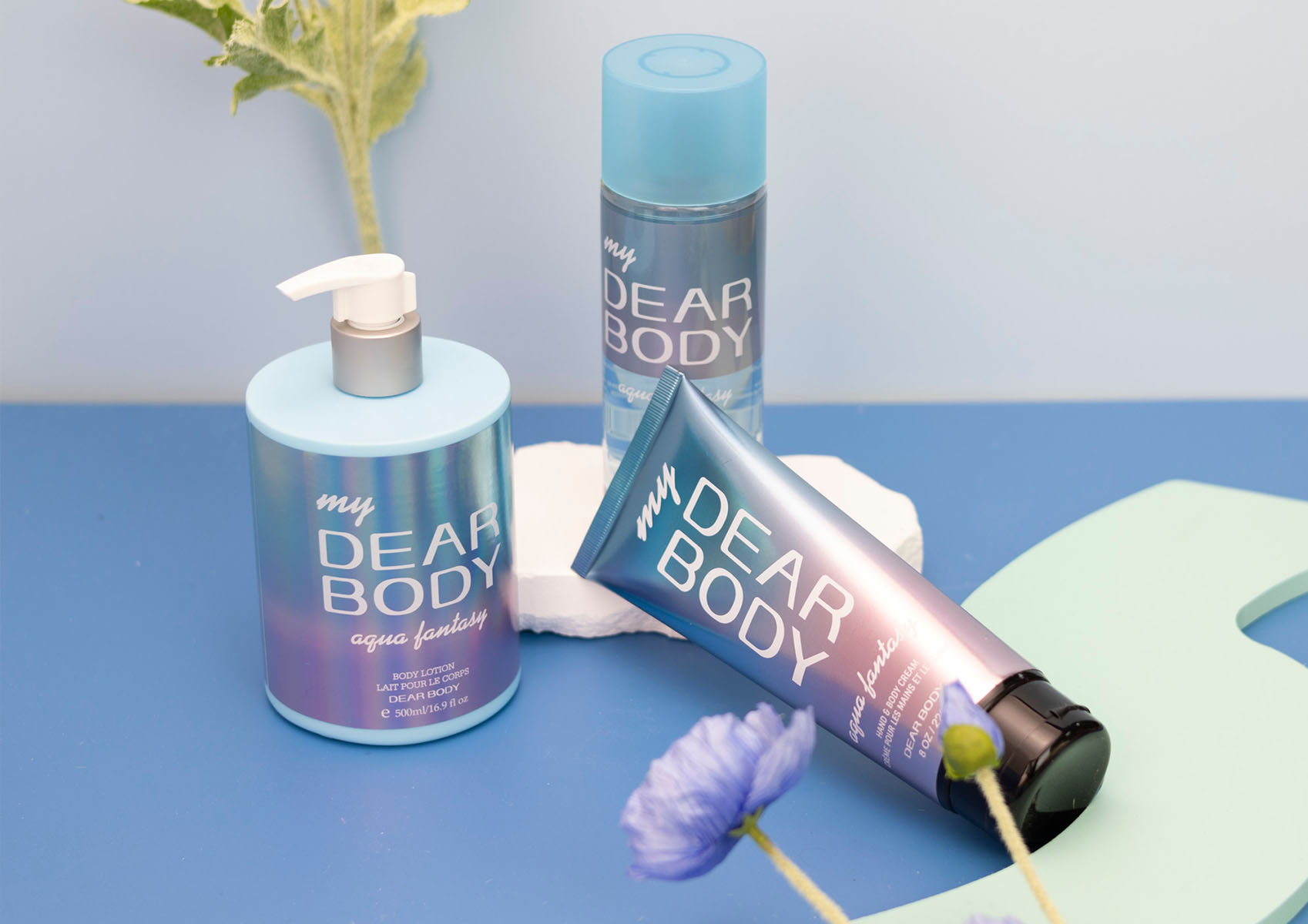 Dear Body brand flower scent perfumed body lotion whitening lotion for ...