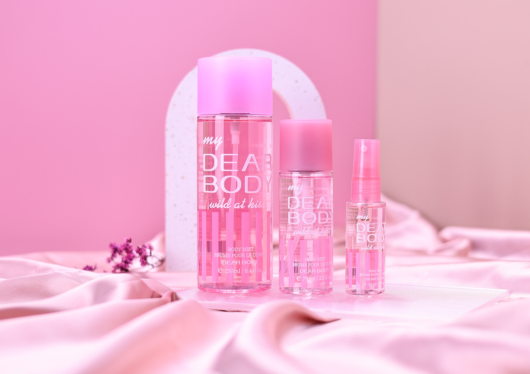 Factory customized body mist different kind choose